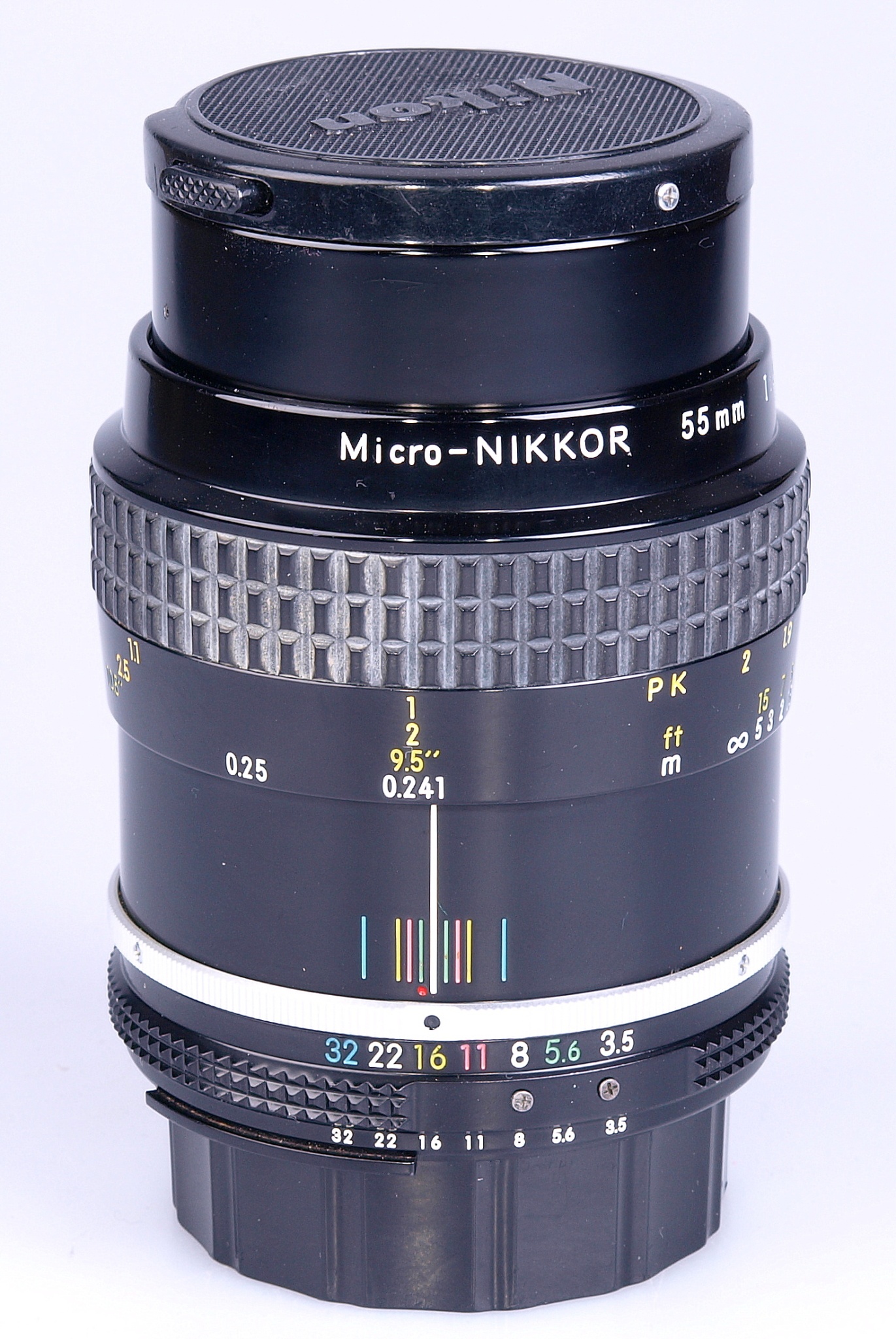 Nikon Micro-Nikkor 55mm F3.5 lens. (manual focus) Ai - Wide Angle