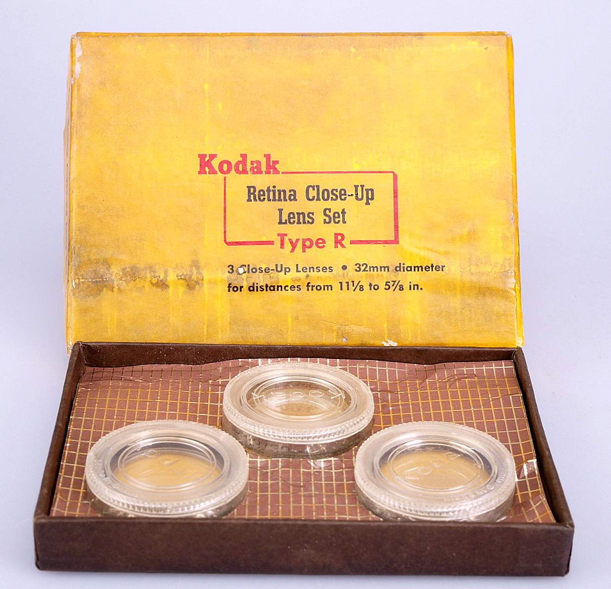 Kodak Retina Close-Up lens set Type R in makers box. - Wide Angle