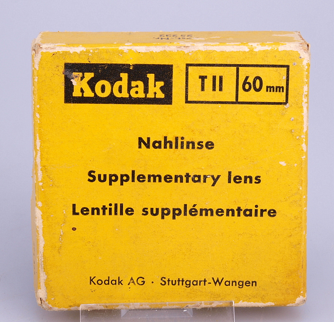 Kodak Supplementary lens TII ( close-Up) in makers box. - Wide Angle