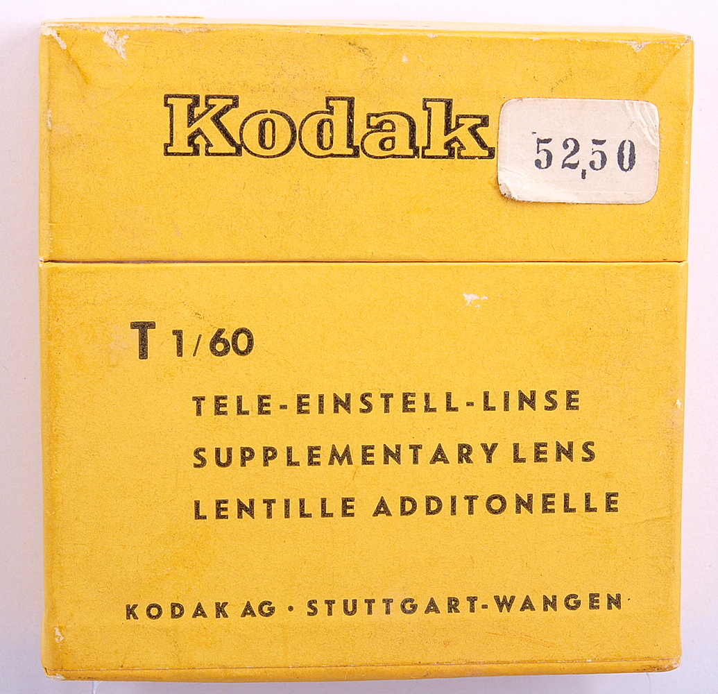 Kodak Supplementary lens TI ( close-Up) in makers box. - Wide Angle