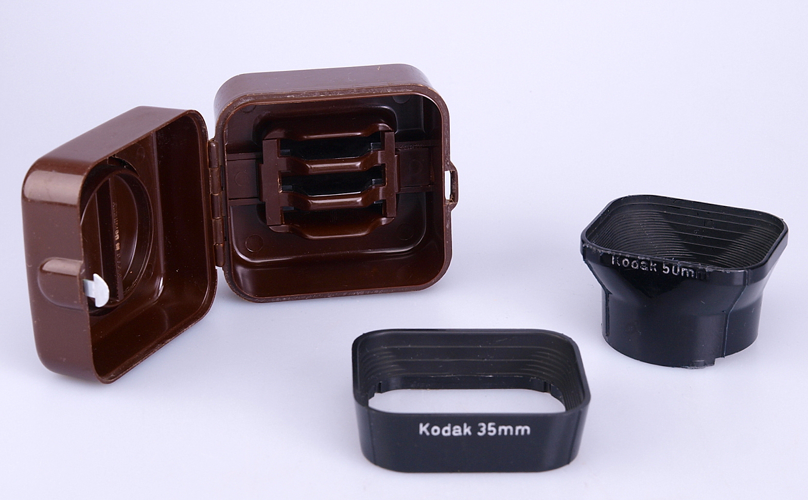 Kodak Retina rangefinder lens hood set for use with 50mm F2/F2.8 and ...